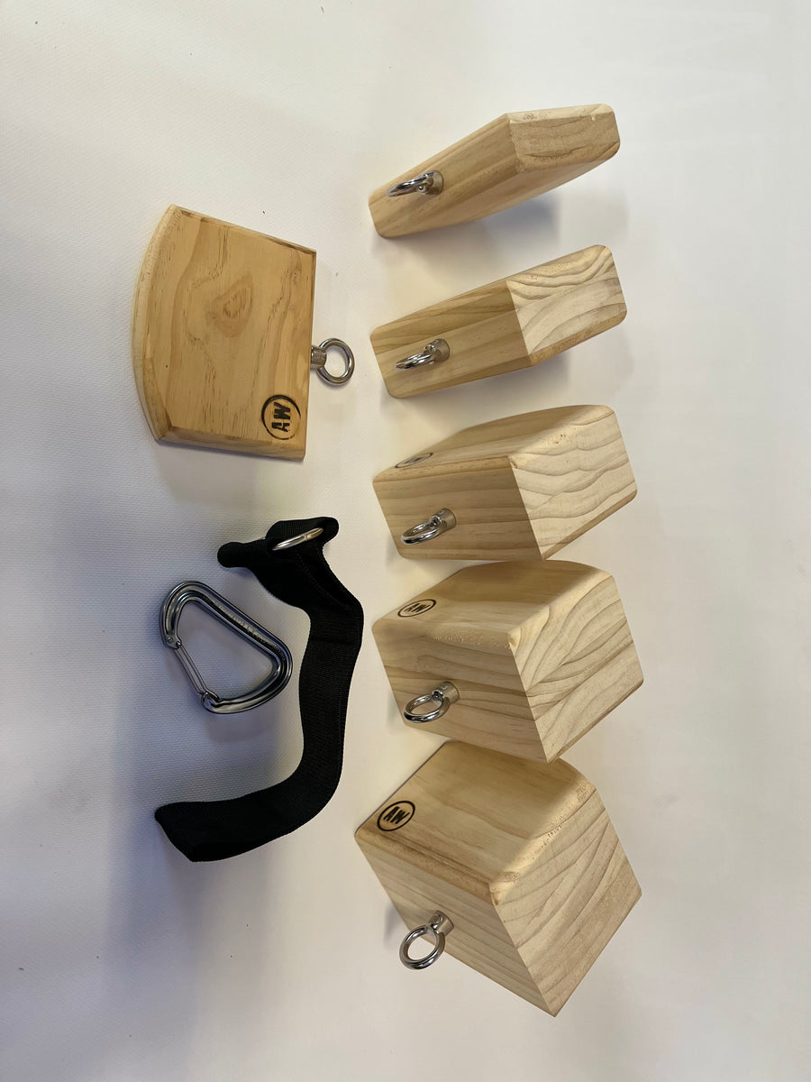 Premium Pinch Block Climbing Set – Awesome Woodys